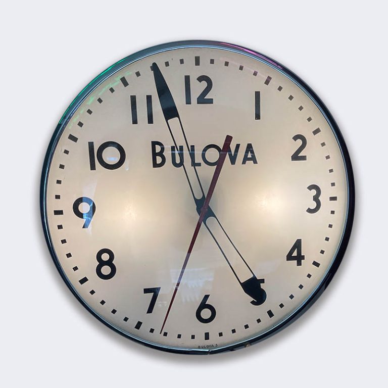 Bulova Neon wall clock